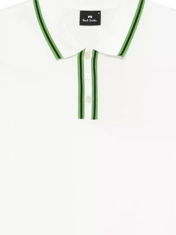 Paul Smith Striped Collar Polo Shirt