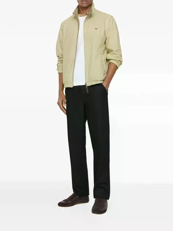 Burberry Cotton Twill Chinos - Black