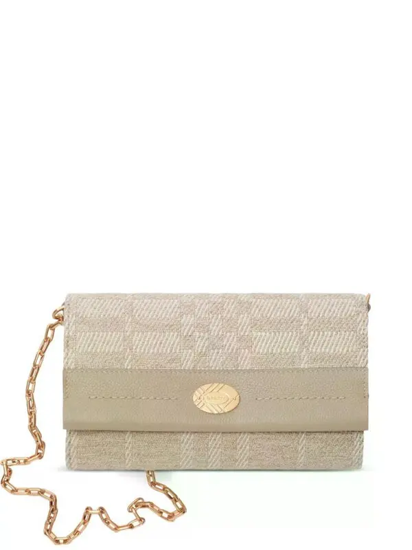 Burberry Cotswolds Wallet With Chain Strap - Neutrals