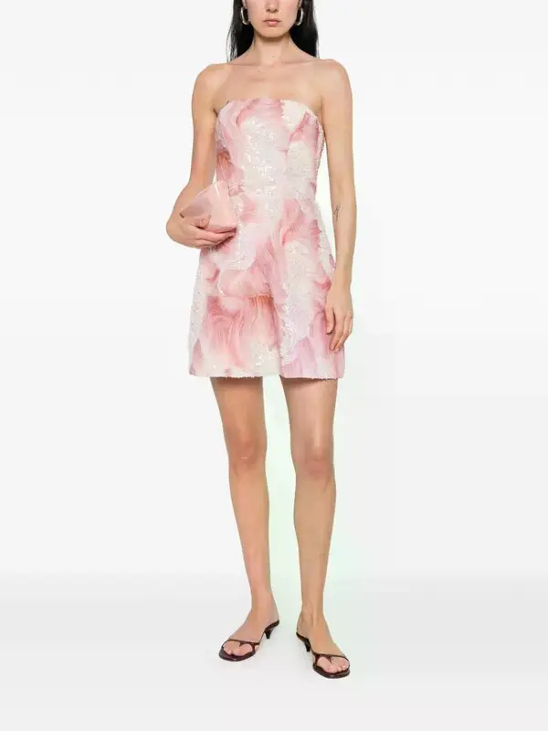 DE SANTIS Embellished Mini Dress