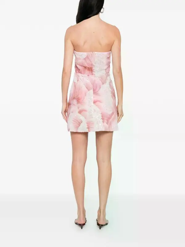 DE SANTIS Embellished Mini Dress