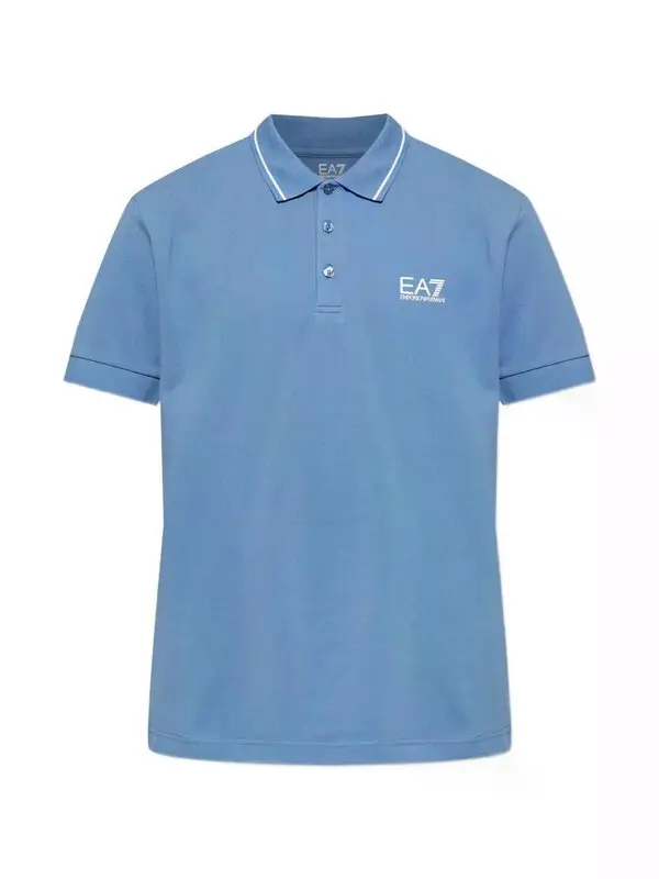 EA7 Piped Logo Polo Shirt