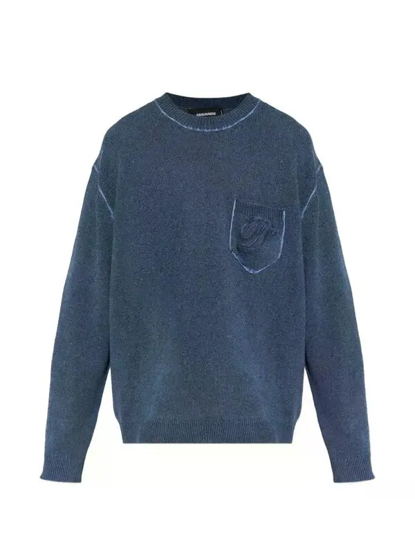 Dsquared2 Logo-embroidered Sweater