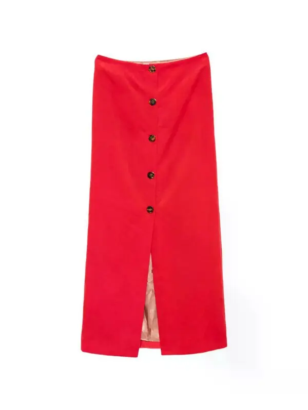 BLAZÉ MILANO Button-front Maxi Skirt