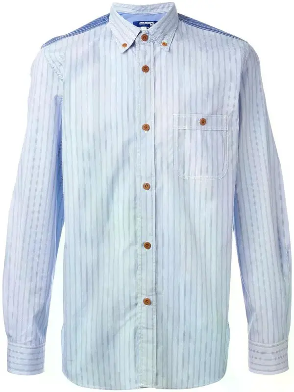 Junya Watanabe Striped Panel Shirt