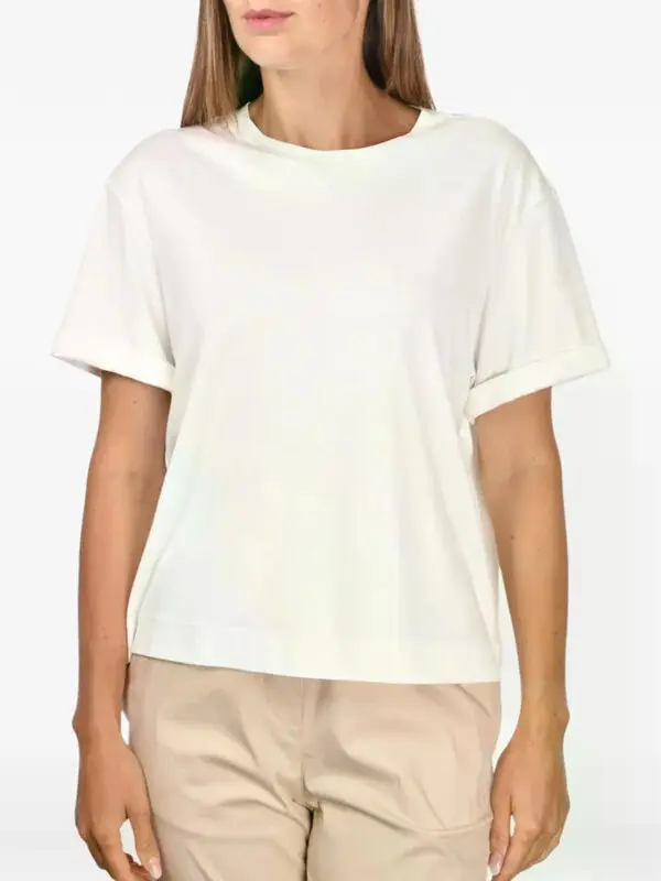 GRAN SASSO Rolled Cuff Top