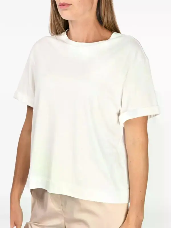 GRAN SASSO Rolled Cuff Top