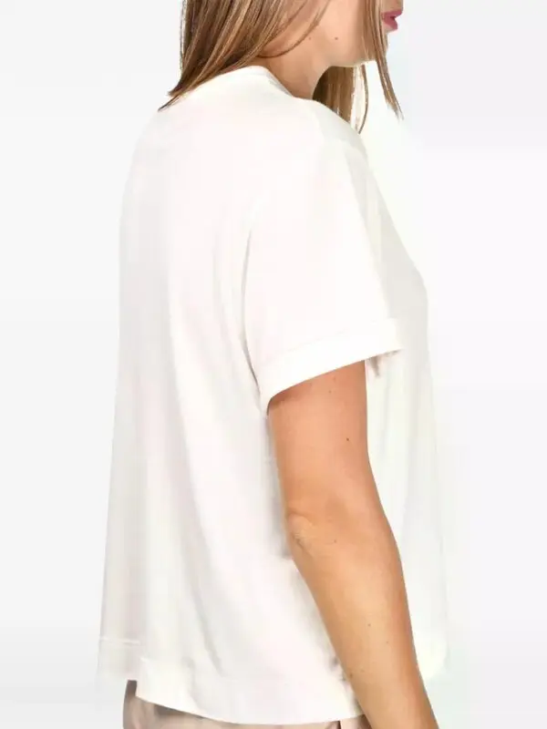 GRAN SASSO Rolled Cuff Top