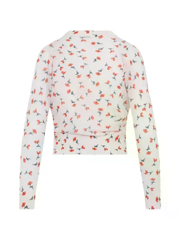 JIL SANDER Floral Collared Knitwear
