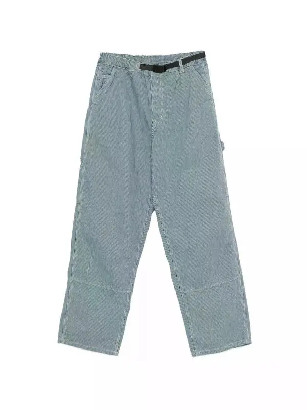 Gramicci Striped Belted Trousers - Blue