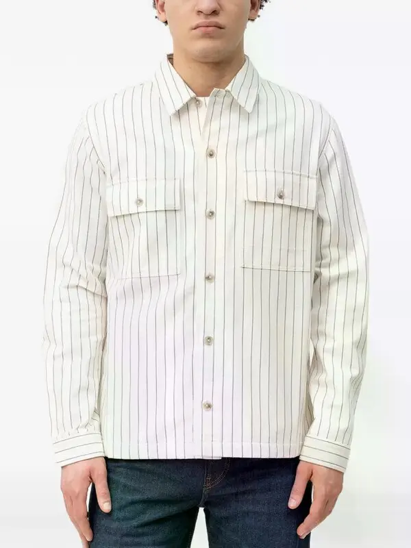 Hugo Chest-pockets Striped Shirt
