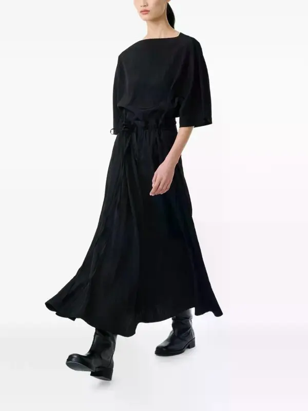 Studio Nicholson Messina A-line Skirt - Black