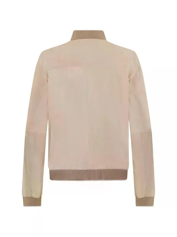 MOORER Ribbed Leather Jacket