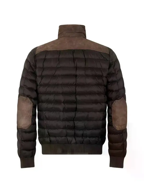 MOORER Raised-collar Padded Jacket