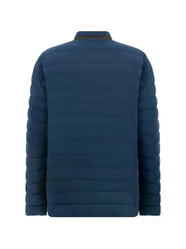 MOORER Quilted Padded Jacket - Blue