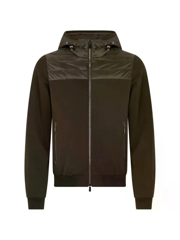 MOORER Hooded Zip Jacket