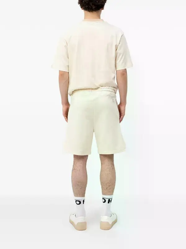 Hugo Drawstring-fastening Logo-patch Shorts