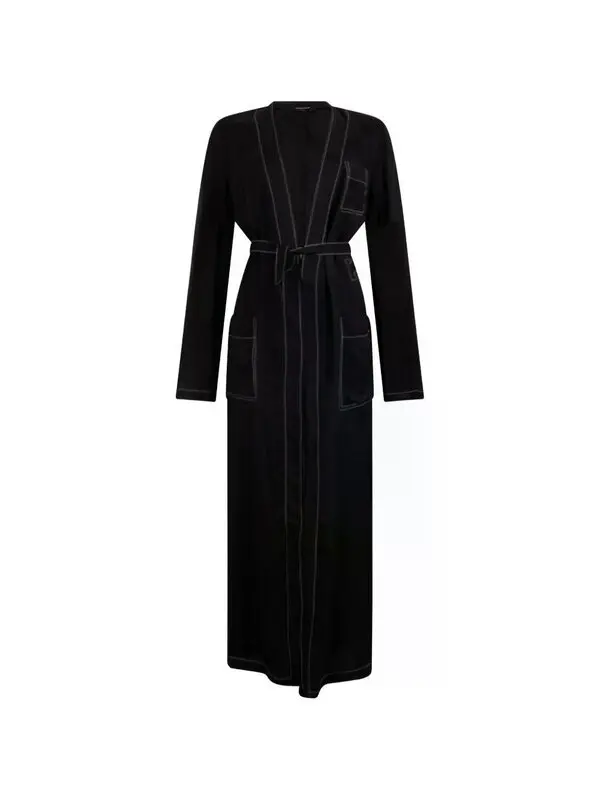 Fabiana Filippi Belted Maxi Dress - Black