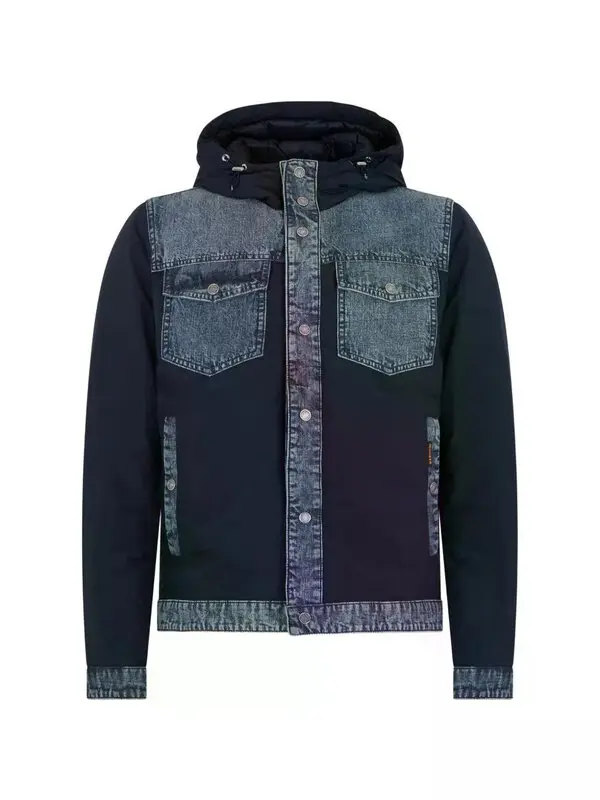 MOORER Padded Jacket With Pockets And Hood