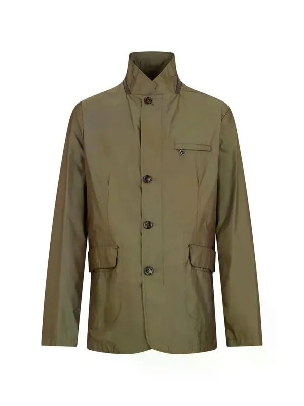 MOORER Button-front Jacket With Pockets