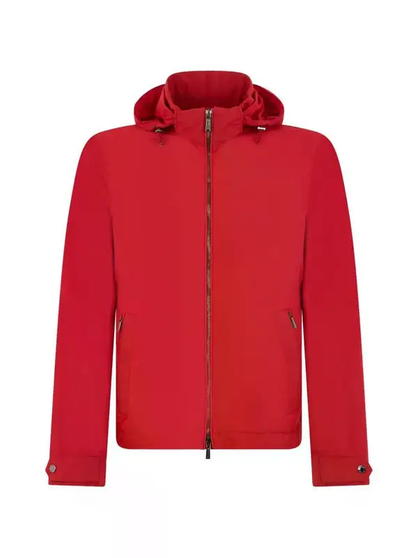 MOORER Hooded Zip-up Jacket