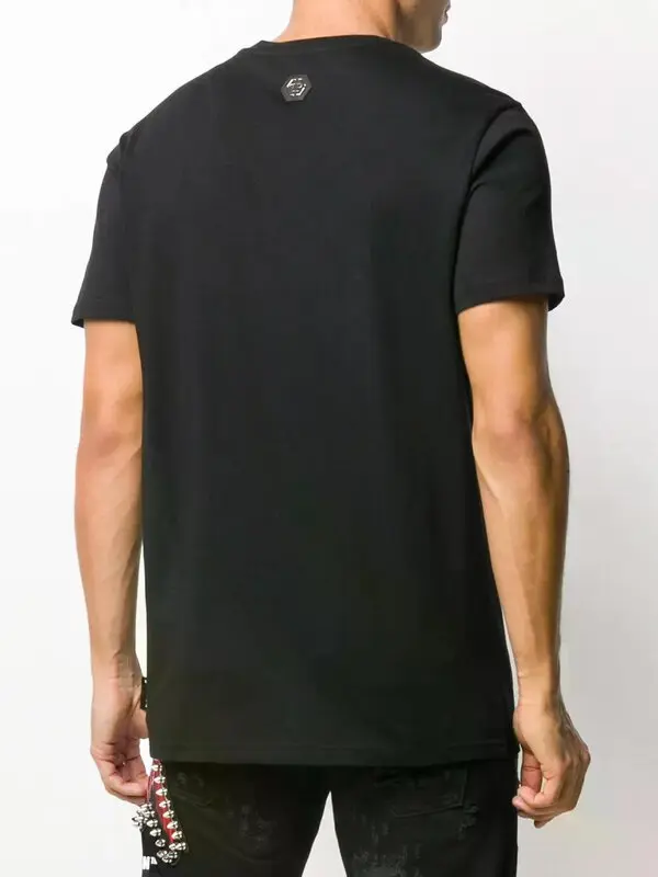Philipp Plein Ss Skull Logo Print T-shirt