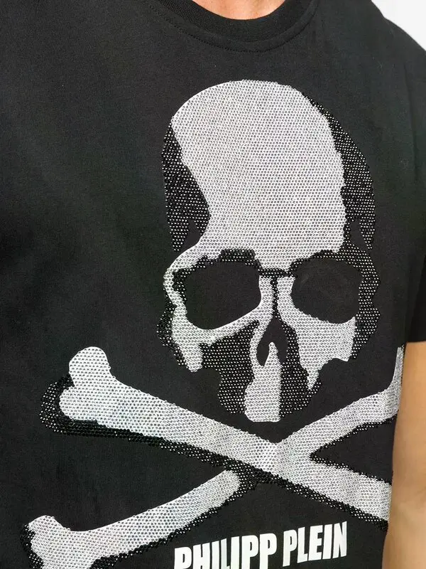 Philipp Plein Ss Skull Logo Print T-shirt