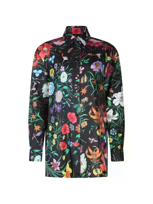 Gucci Floral-print Shirt