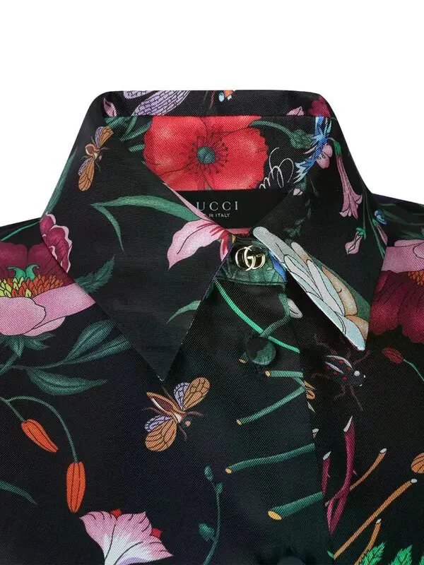 Gucci Floral-print Shirt