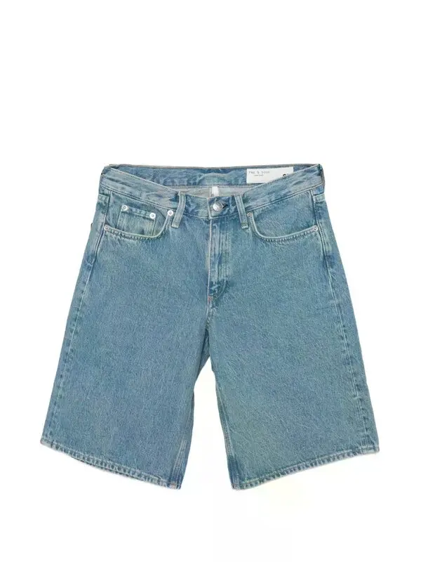 Rag & Bone Pocket Denim Shorts - Blue