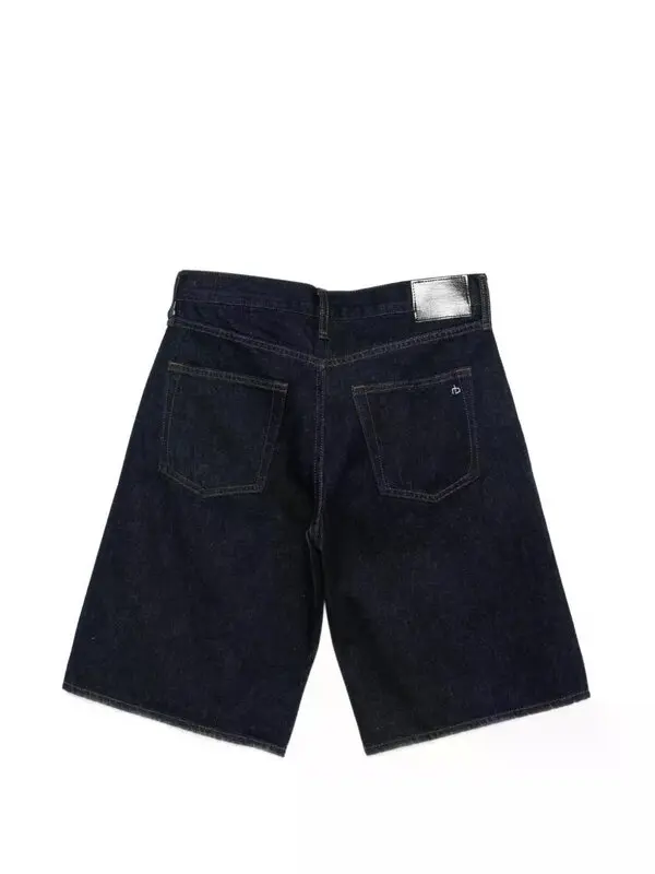 Rag & Bone Ariel Buttoned Shorts - Blue