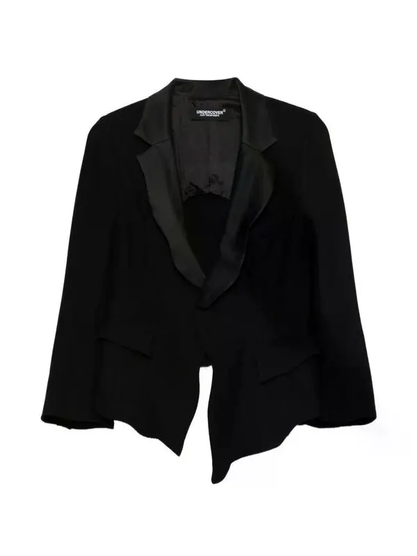 Undercover Notched Lapel Asymmetric Jacket