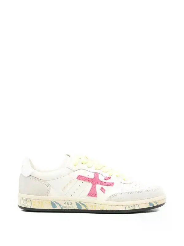 Premiata Appliqué Bsktclad Sneakers - Neutrals