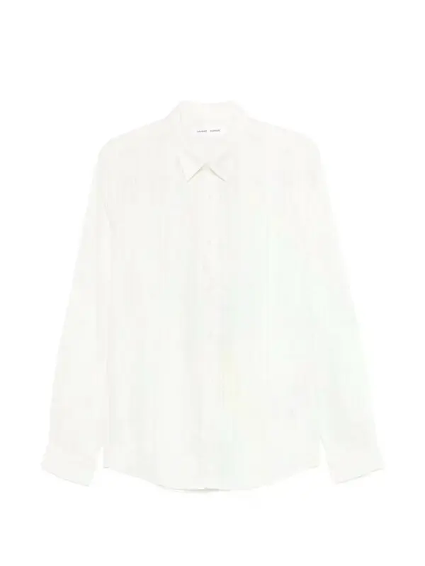 SAMSOE SAMSOE Saryan X Striped Shirt - Neutrals