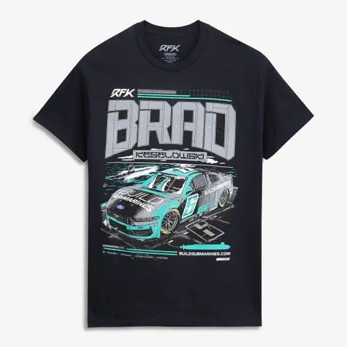 CLASSIC INK Brad Keselowski #6 Buildsubmarines.com T-shirt