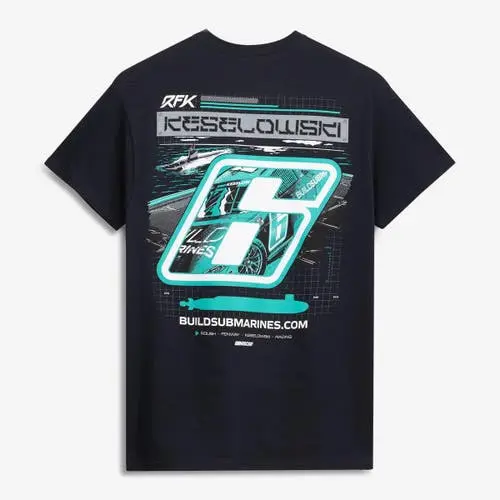 CLASSIC INK Brad Keselowski #6 Buildsubmarines.com T-shirt
