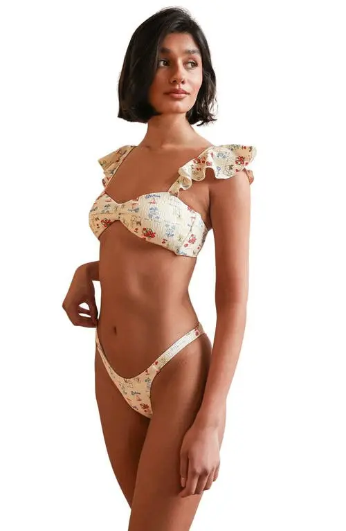 DIPPIN DAISY'S Honeymoon Super Cheeky Bikini Bottom - Cap Ferrat