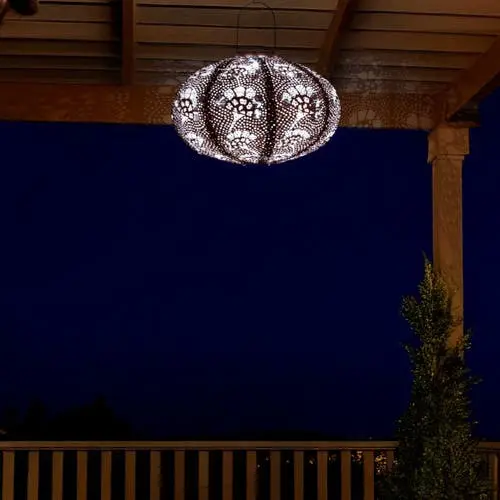 ALLSOP HOME & GARDEN Stella Luxe Oval Yarrow Led Lantern