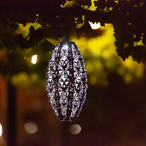ALLSOP HOME & GARDEN Soji Stellawildflower Pod Solar Lantern - Blush