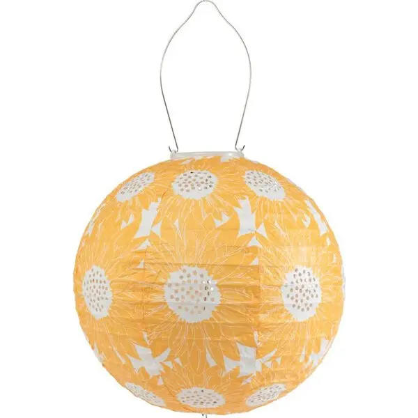 ALLSOP HOME & GARDEN Soji Stellasunflower Solar Lantern - Marigold
