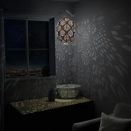 ALLSOP HOME & GARDEN Stella Luxe Barrel Dewdrop Led Lantern