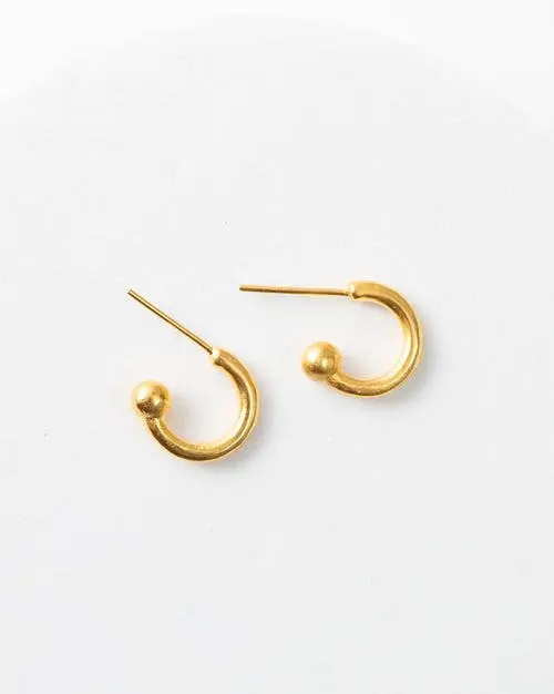 NOONDAY Convertible Heart Huggie Earrings