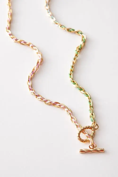 NOONDAY Braided Gradient Necklace - Gold
