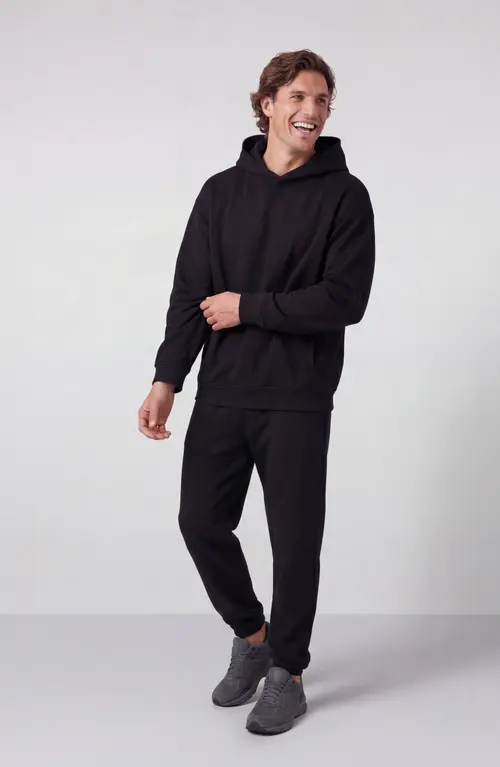 JACK ARCHER Sandwash Hoodie - True Black