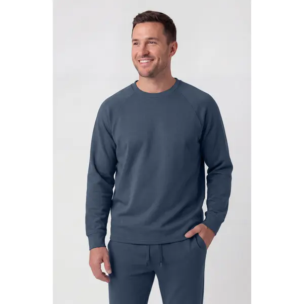 JACK ARCHER Sandwash Crewneck Sweater - Tidal Blue