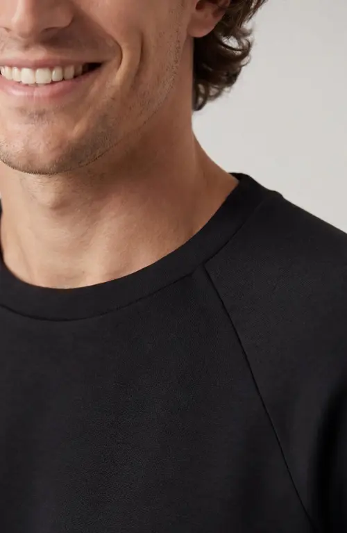 JACK ARCHER Sandwash Crewneck Sweater - True Black