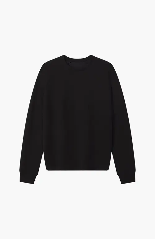 JACK ARCHER Sandwash Crewneck Sweater - True Black