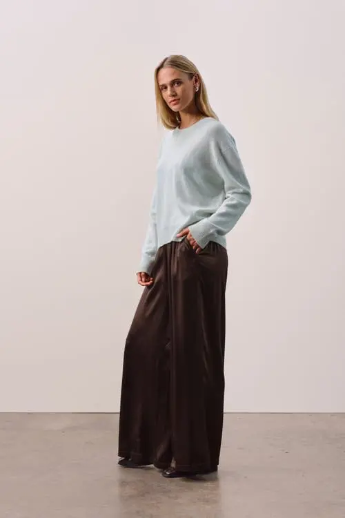Naked Cashmere Kaia Crewneck Cashmere Sweater - Jadite