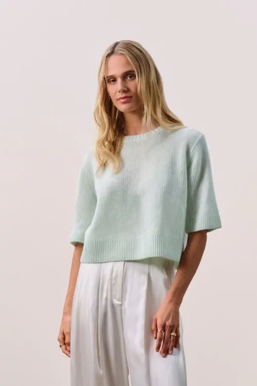 Naked Cashmere Atallah Cashmere Tee - Jadite