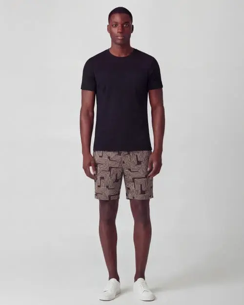 LORDS OF HARLECH Flat Front Short - Inter Twine Black